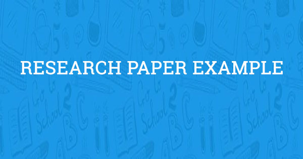 Research Paper Example (Updated in 2022)