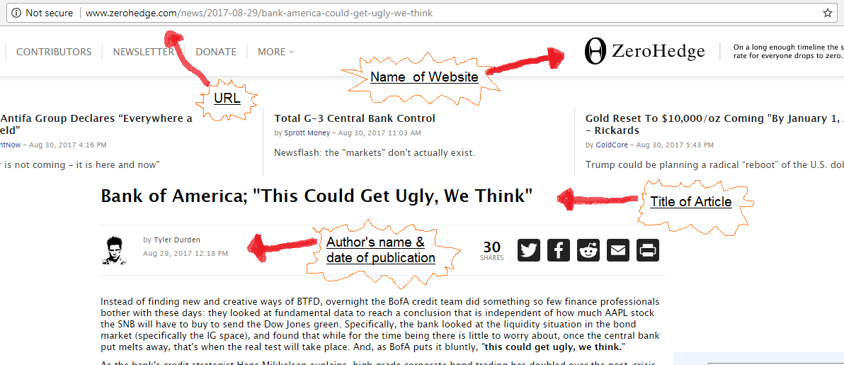  How To Cite A Website In Apa Format In Text 