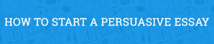 How to Start a Persuasive Essay ( 3 easy steps to follow)